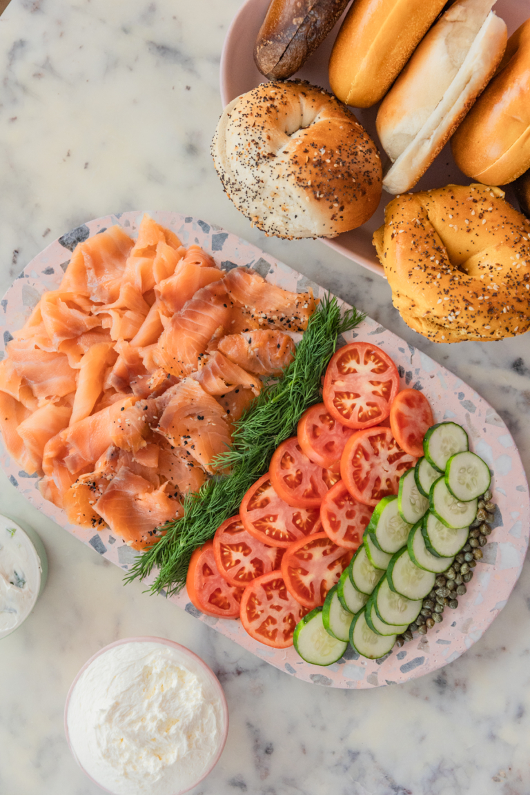 Brunch Party Idea: Bagel Board | Keiko Lynn